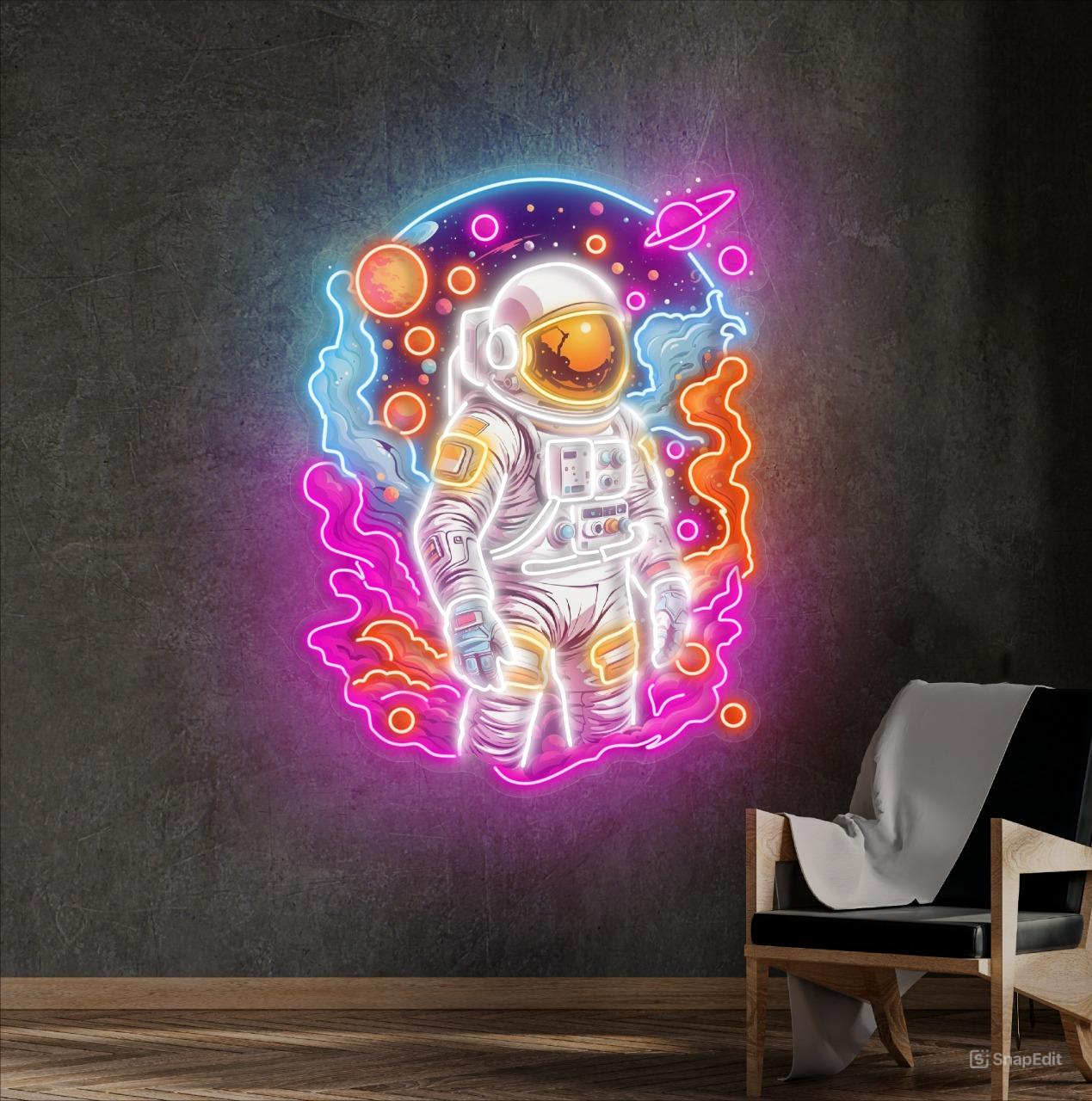 Astronaut & Space – ONE Neon™ Sign - Australia