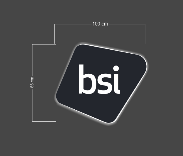 bsi logo| Backlit Sign – ONE Neon™ Sign - Australia
