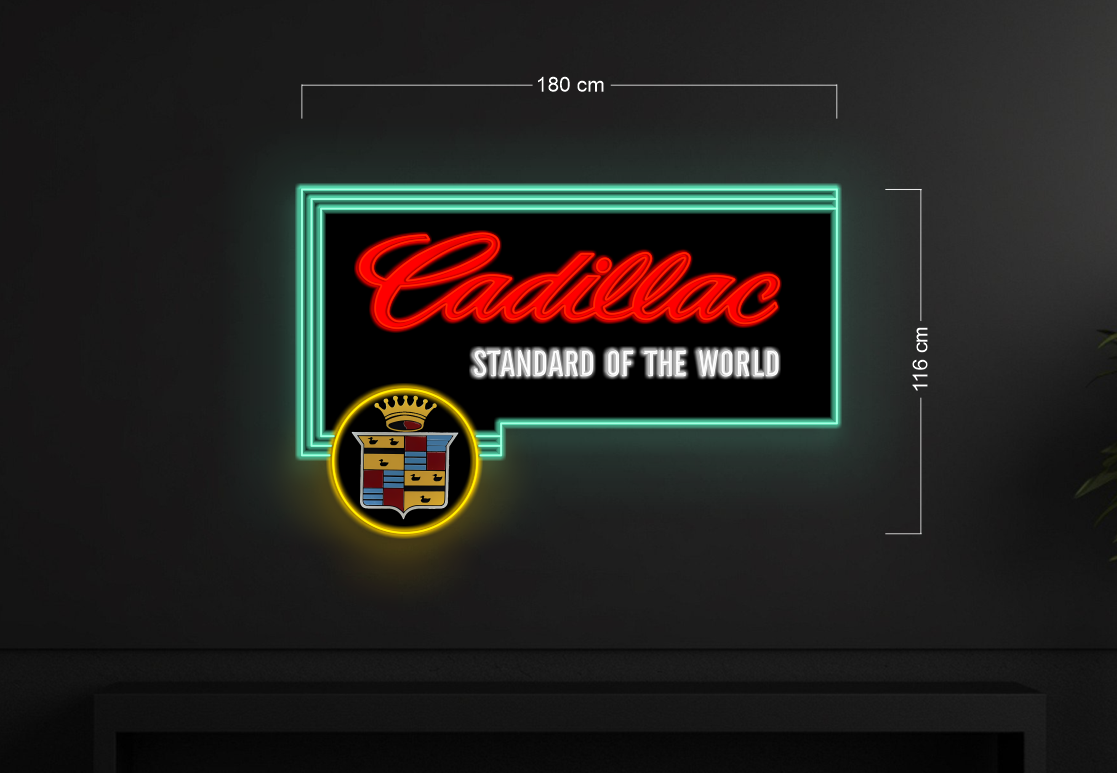 CADILLAC | LED Neon Sign (4 pieces) – ONE Neon™ Sign - Australia