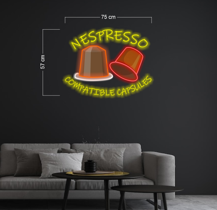 Nespresso compatible capsules | LED Neon Sign – ONE Neon™ Sign - Australia