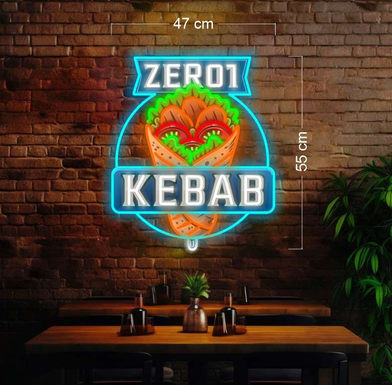 ZERO 1 KEBAB | LED Neon Sign – ONE Neon™ Sign - Australia